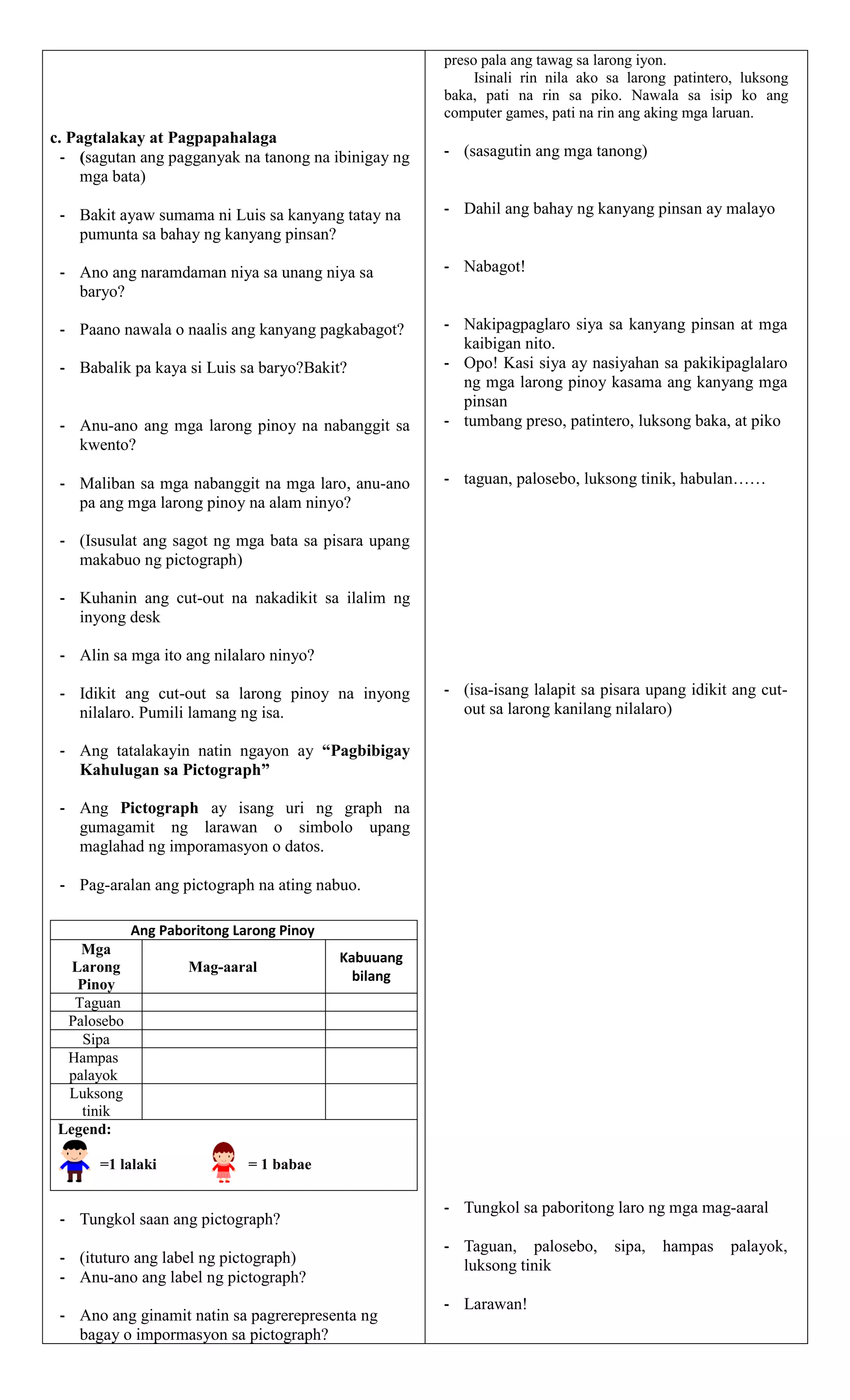 Masusing Banghay sa Filipino 3 | PDF