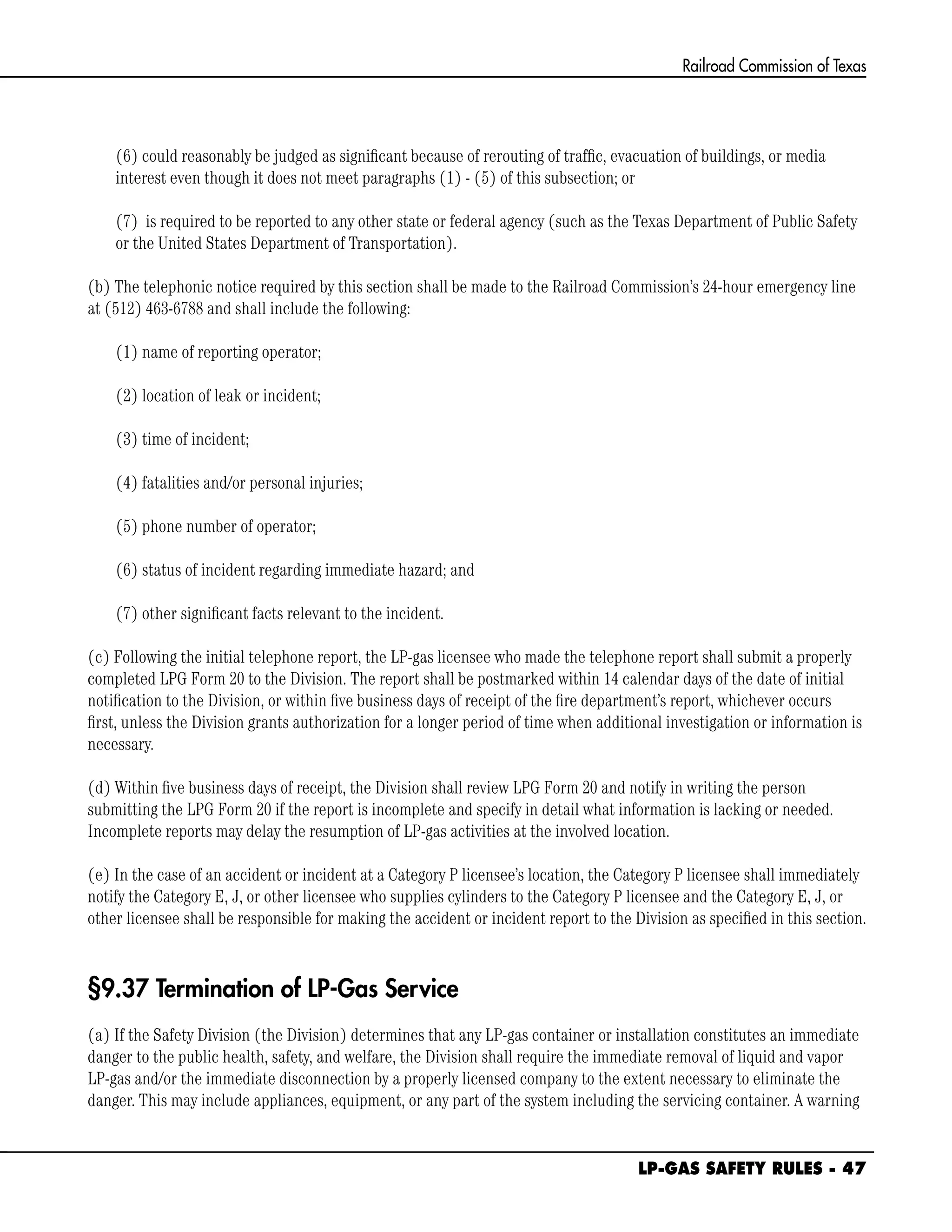 Lpg gas safety rules | PDF | Law