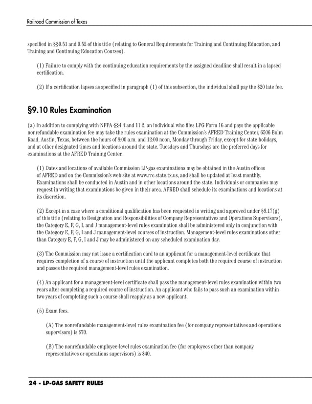 Lpg gas safety rules | PDF | Law