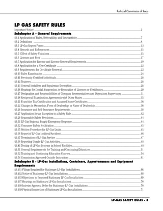 Lpg gas safety rules | PDF