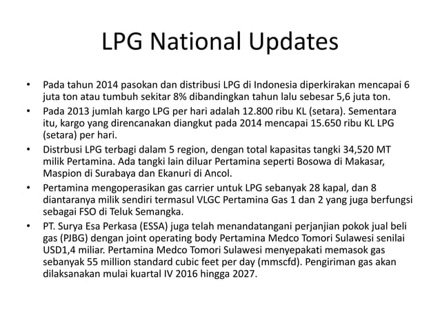 Lpg indonesia logistic s | PPTX
