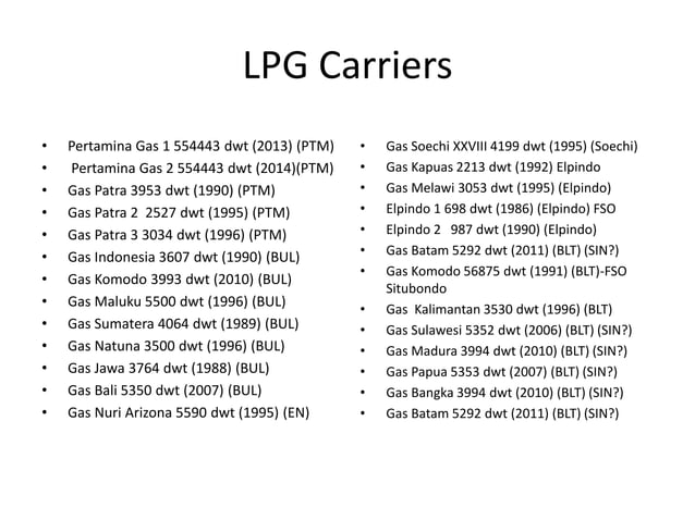 Lpg indonesia logistic s | PPTX