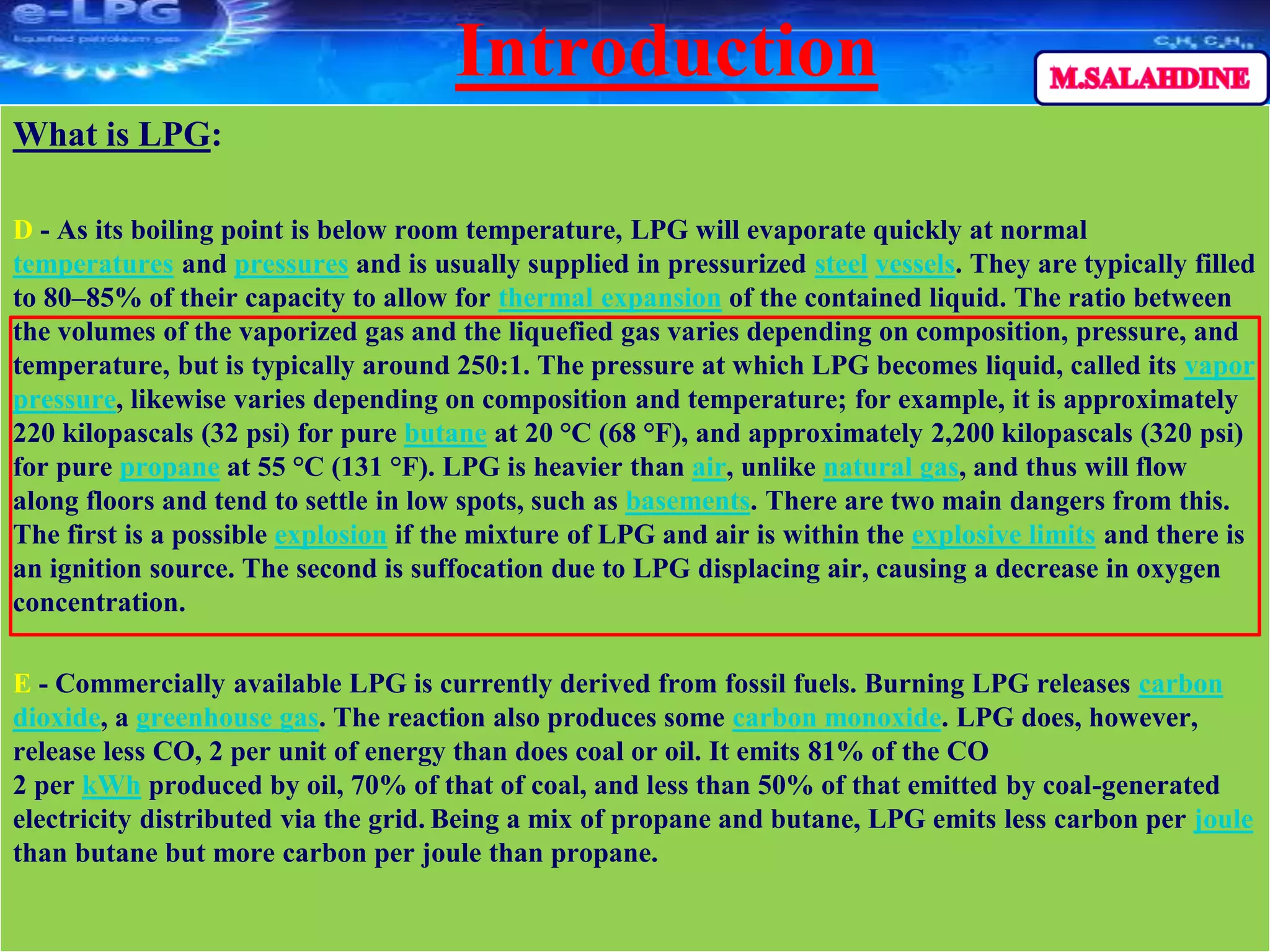 LPG – Liquefied Petroleum Gas & Gas Detection System | PDF