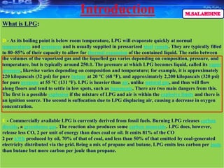 LPG – Liquefied Petroleum Gas & Gas Detection System | PDF