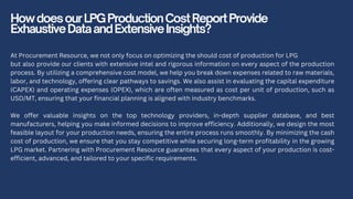 Latest Comprehensive LPG Production Cost | PDF