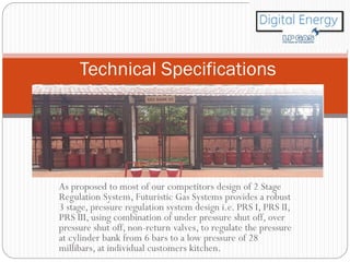 Lpg reticulated gas system (cylinder bank) digital energy | PDF