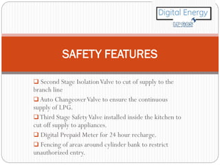 Lpg reticulated gas system (cylinder bank) digital energy | PDF