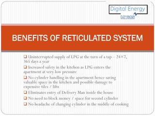 Lpg reticulated gas system (cylinder bank) digital energy | PDF