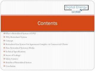 Lpg reticulated gas system (cylinder bank) digital energy | PDF