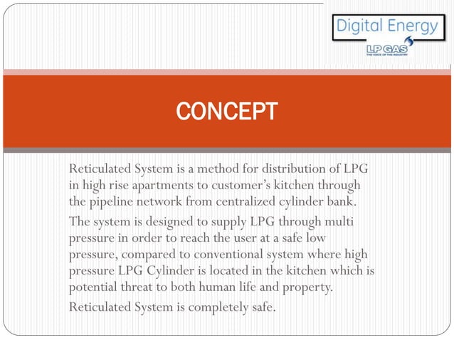 Lpg reticulated gas system (cylinder bank) digital energy | PDF