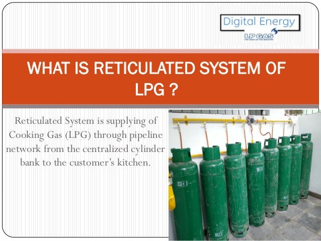 Lpg reticulated gas system (cylinder bank) digital energy