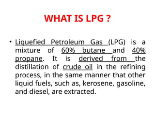 LPG safety for housewife, children, student | PPTX