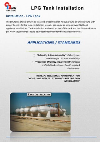 LPG TANK INSTALLATION | PDF