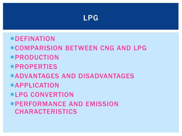 Lpg | PPTX