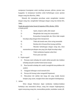 laporn pendahuluan halusinasi | PDF