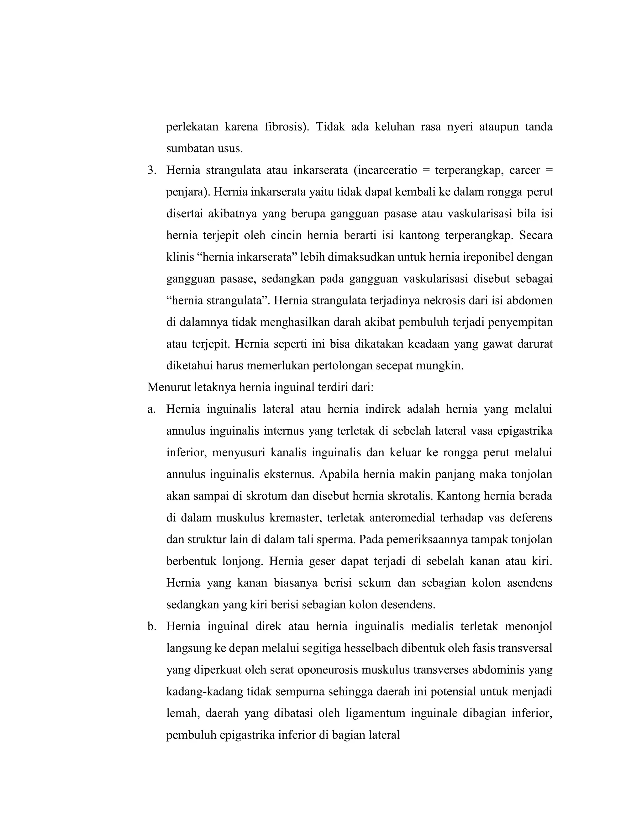 lp HERNIA keperawatan medical bedah stase | DOCX