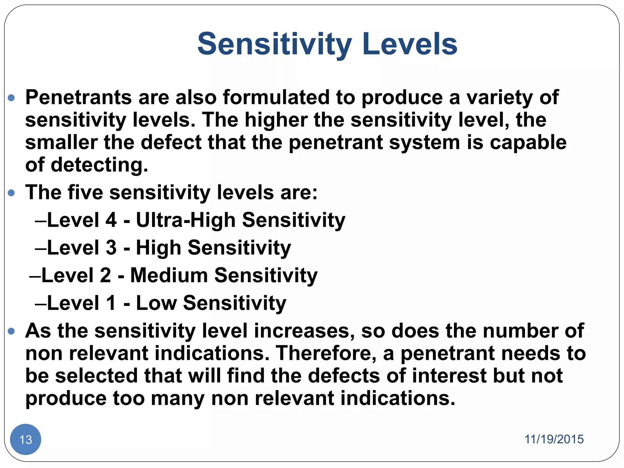 LIQUID PENETRANT INSPECTION | PPTX