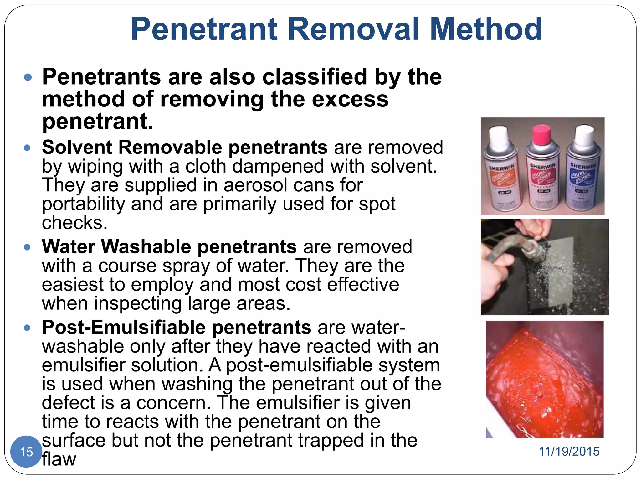 LIQUID PENETRANT INSPECTION | PPTX