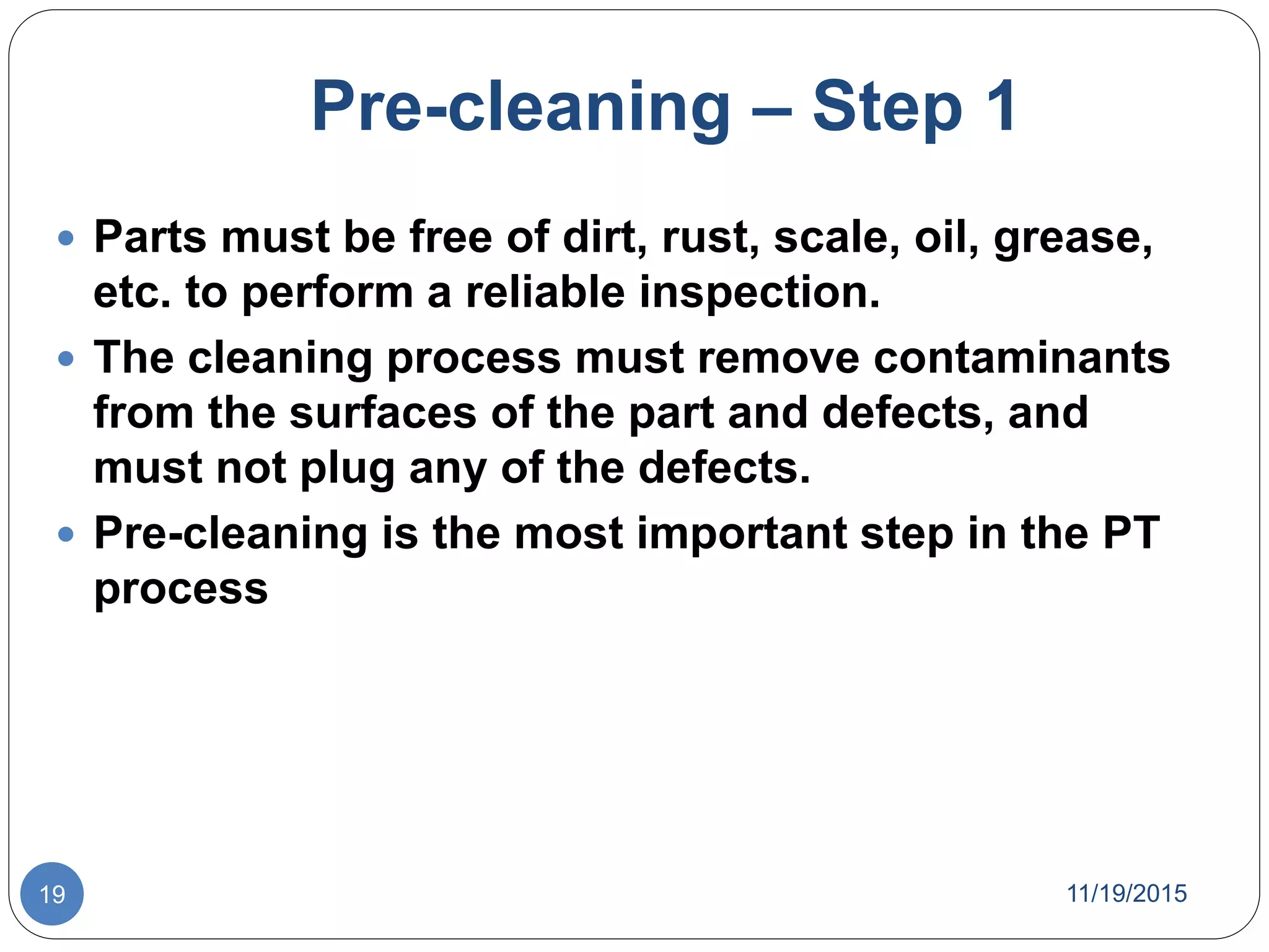 LIQUID PENETRANT INSPECTION | PPTX