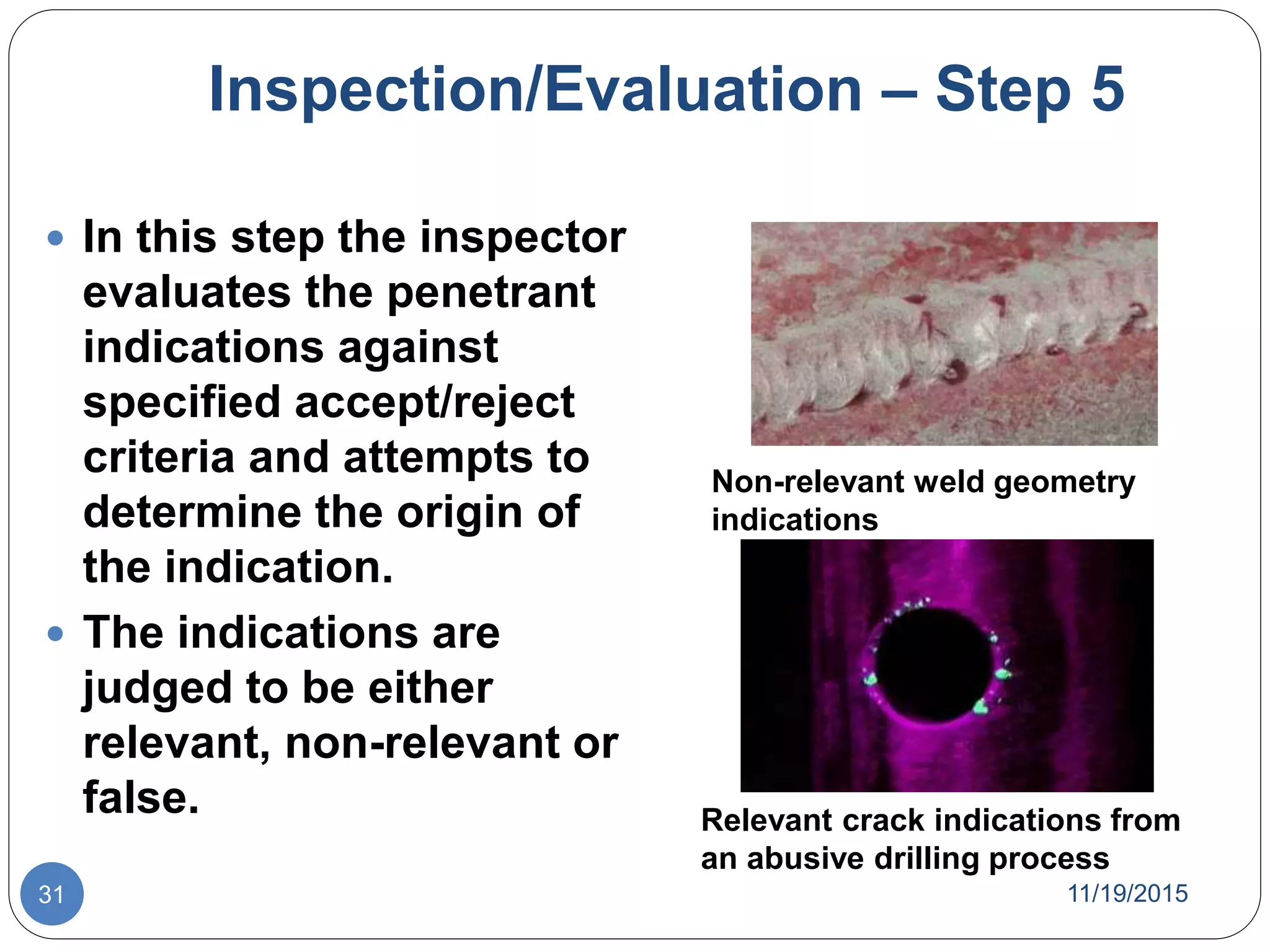 LIQUID PENETRANT INSPECTION | PPTX