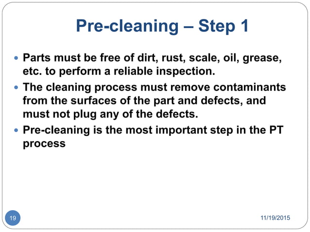 LIQUID PENETRANT INSPECTION | PPTX