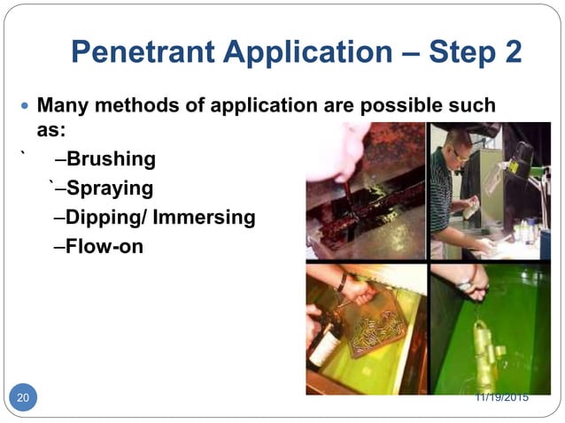 LIQUID PENETRANT INSPECTION | PPTX