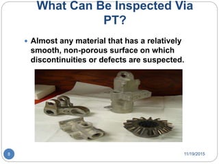 LIQUID PENETRANT INSPECTION | PPTX