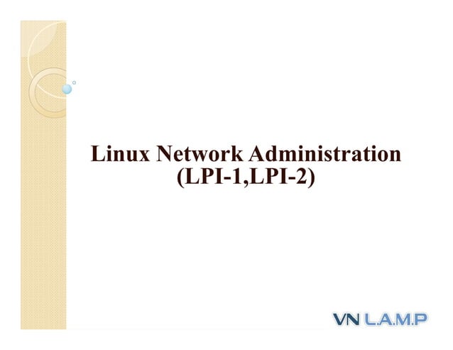 Linux Network Administration (LPI-1,LPI-2) | PDF