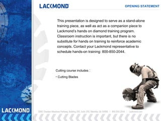 Cutting training module | PPT