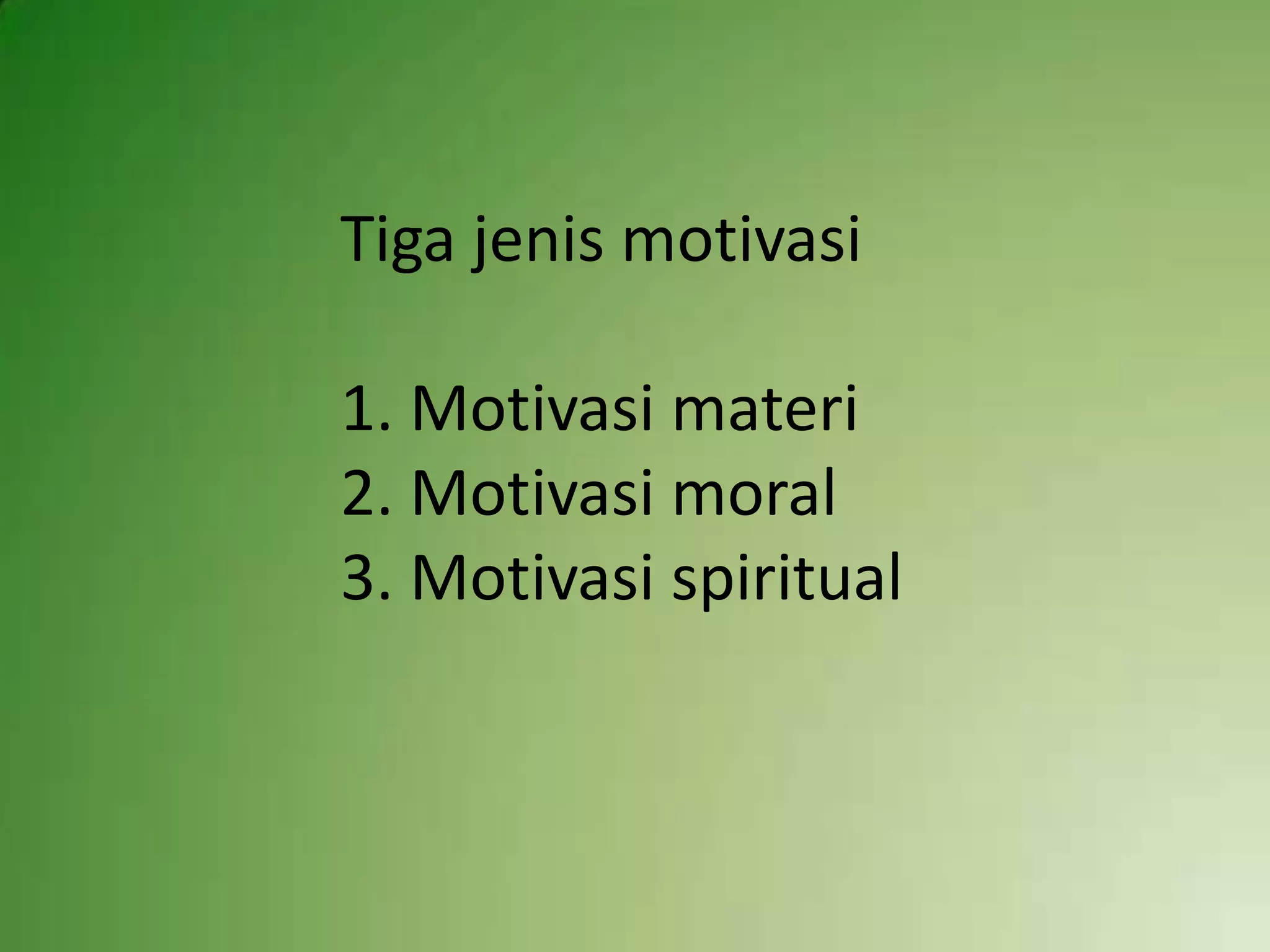 Training Motivasi | PPTX