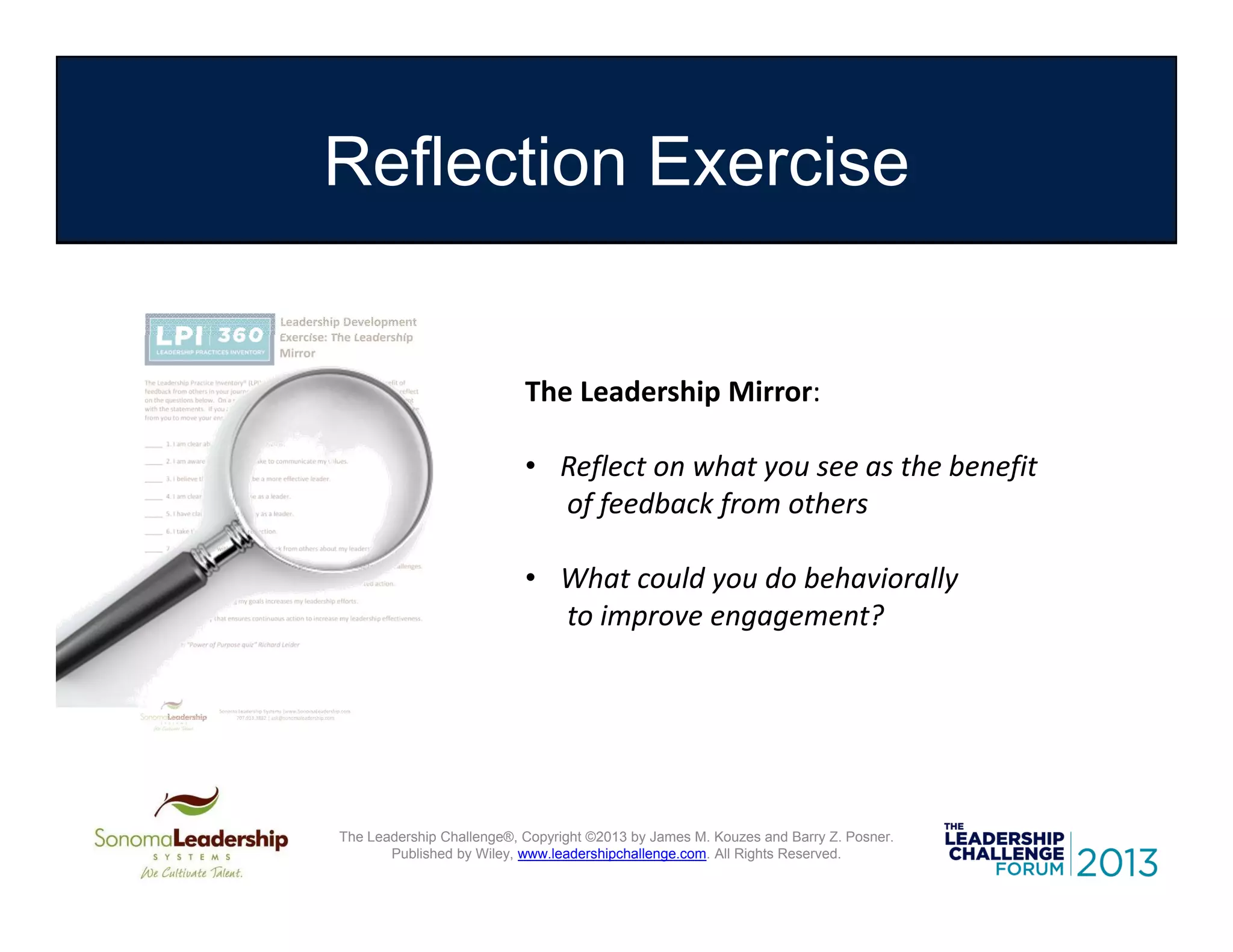 Creating a Leadership Development Plan with The Leadership Practices ...