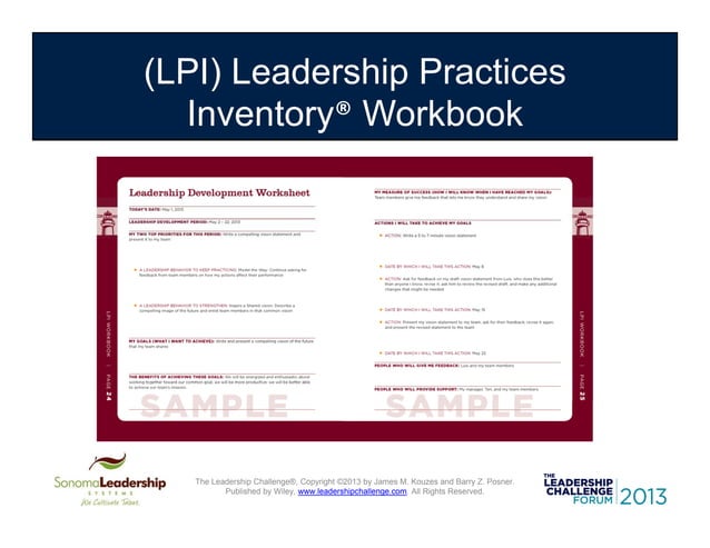 Creating a Leadership Development Plan with The Leadership Practices ...