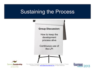 Creating a Leadership Development Plan with The Leadership Practices ...