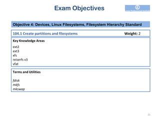 Lpi lição 01 exam 101 objectives | PPT