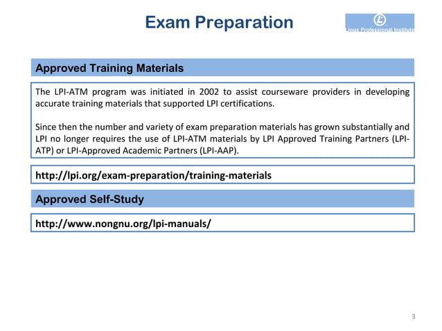 Lpi lição 01 exam 101 objectives | PPT | Operating Systems | Computer ...