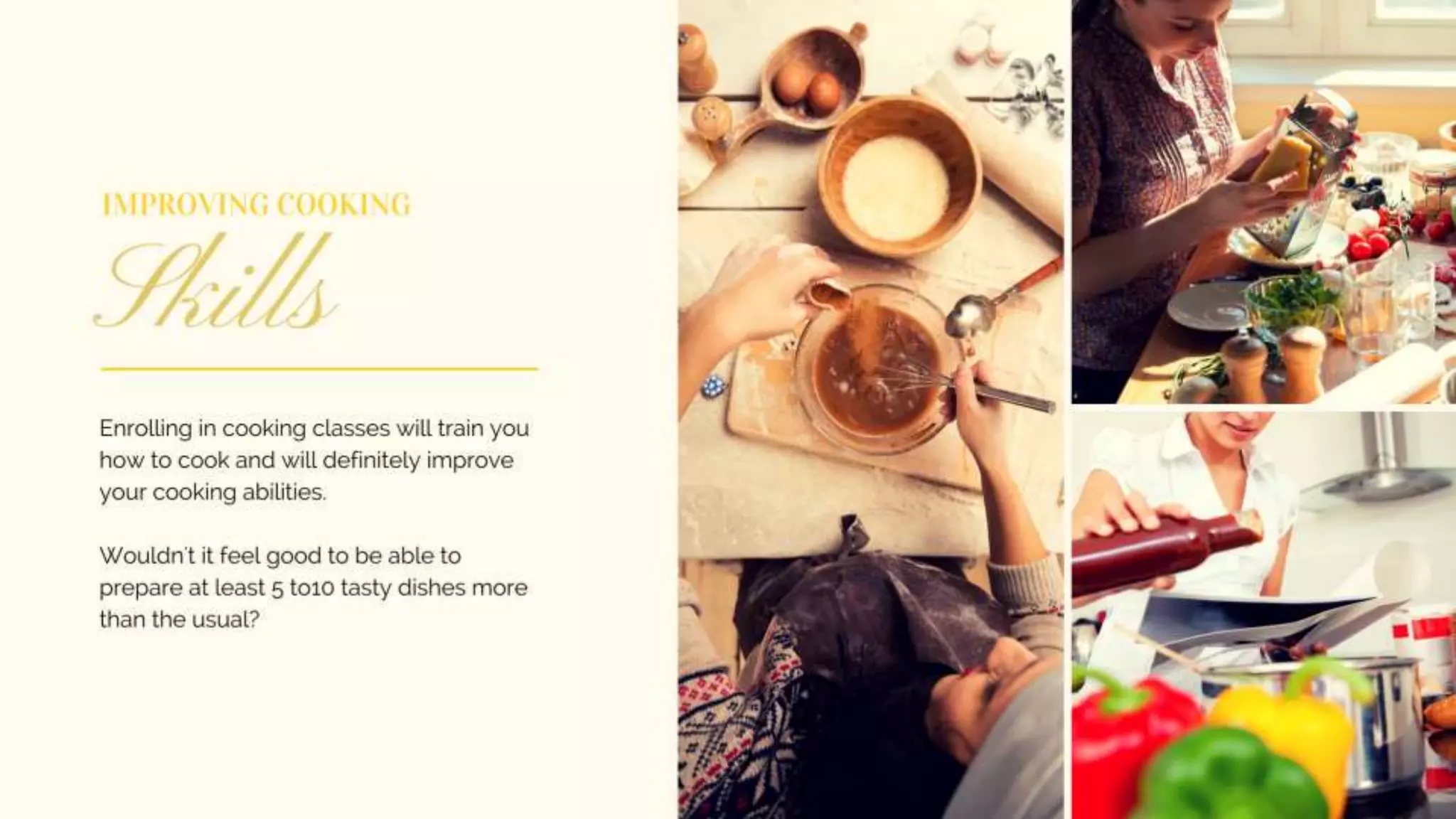 Benefits of Enrolling in Cooking Classes | PPTX
