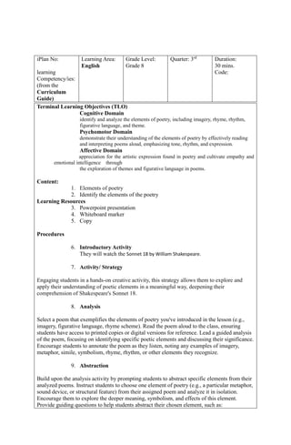 LP IN POETRY.docx xjshdiuawhfiuahfiauhfiwe | PDF