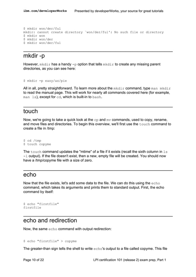 Lpi Part 1 Linux Fundamentals | PDF