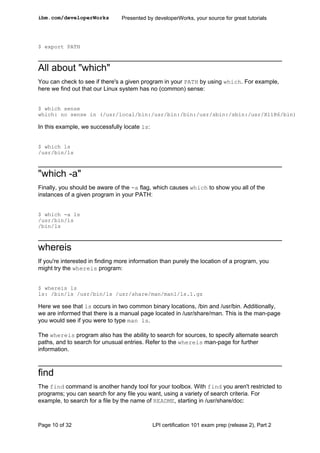 Lpi Part 2 Basic Administration | PDF | Operating Systems | Computer Software and Applications