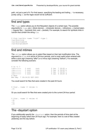 Lpi Part 2 Basic Administration | PDF