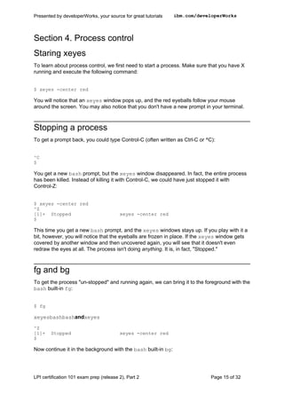 Lpi Part 2 Basic Administration | PDF | Operating Systems | Computer Software and Applications
