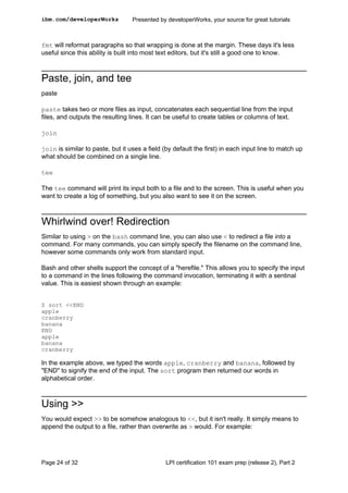 Lpi Part 2 Basic Administration | PDF