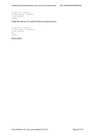 Lpi Part 2 Basic Administration | PDF | Operating Systems | Computer Software and Applications