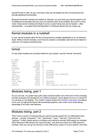Lpi Part 2 Basic Administration | PDF | Operating Systems | Computer Software and Applications