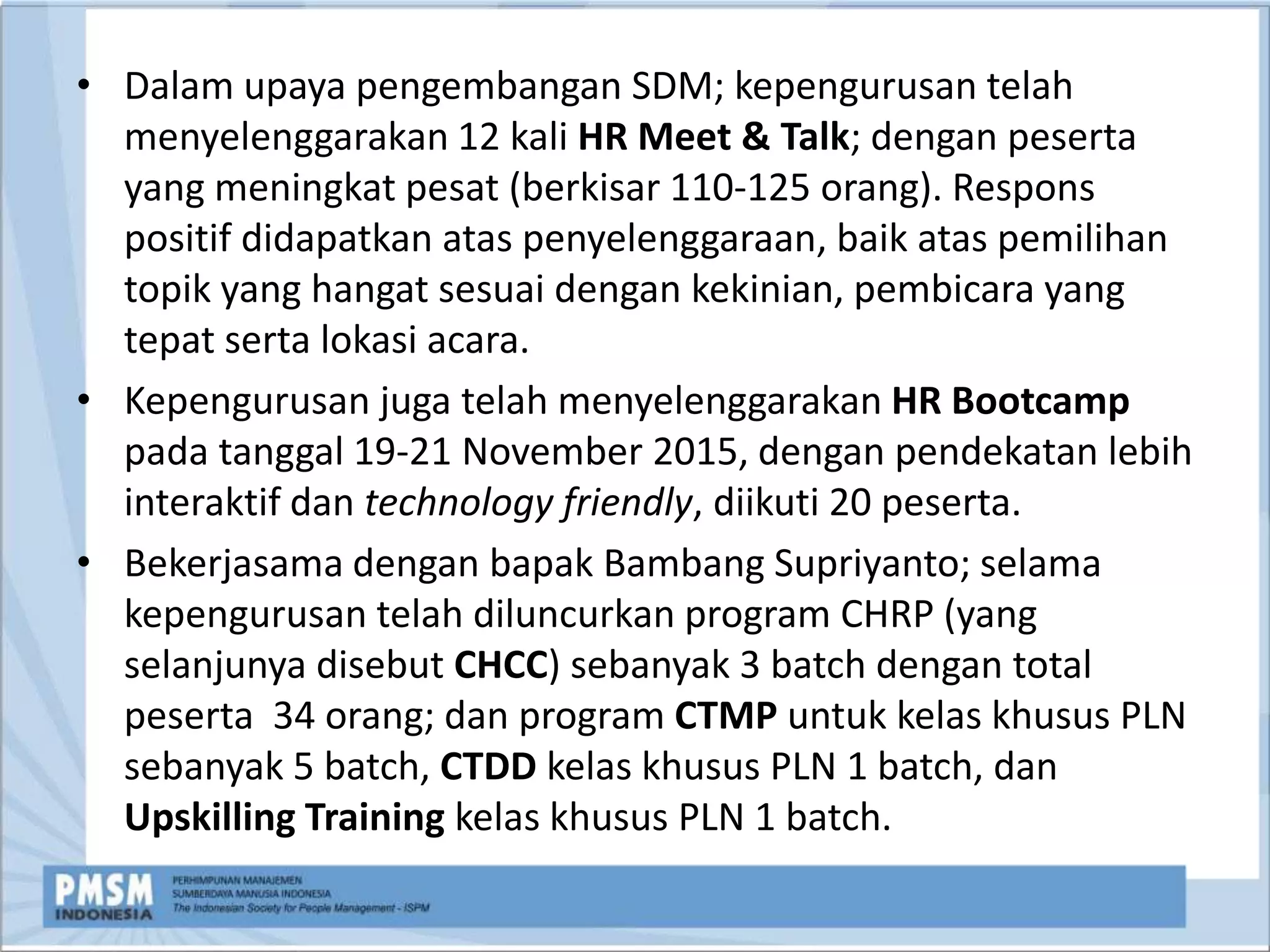 PMSM Laporan Pertanggungjawaban 2013 2016 revised | PPT