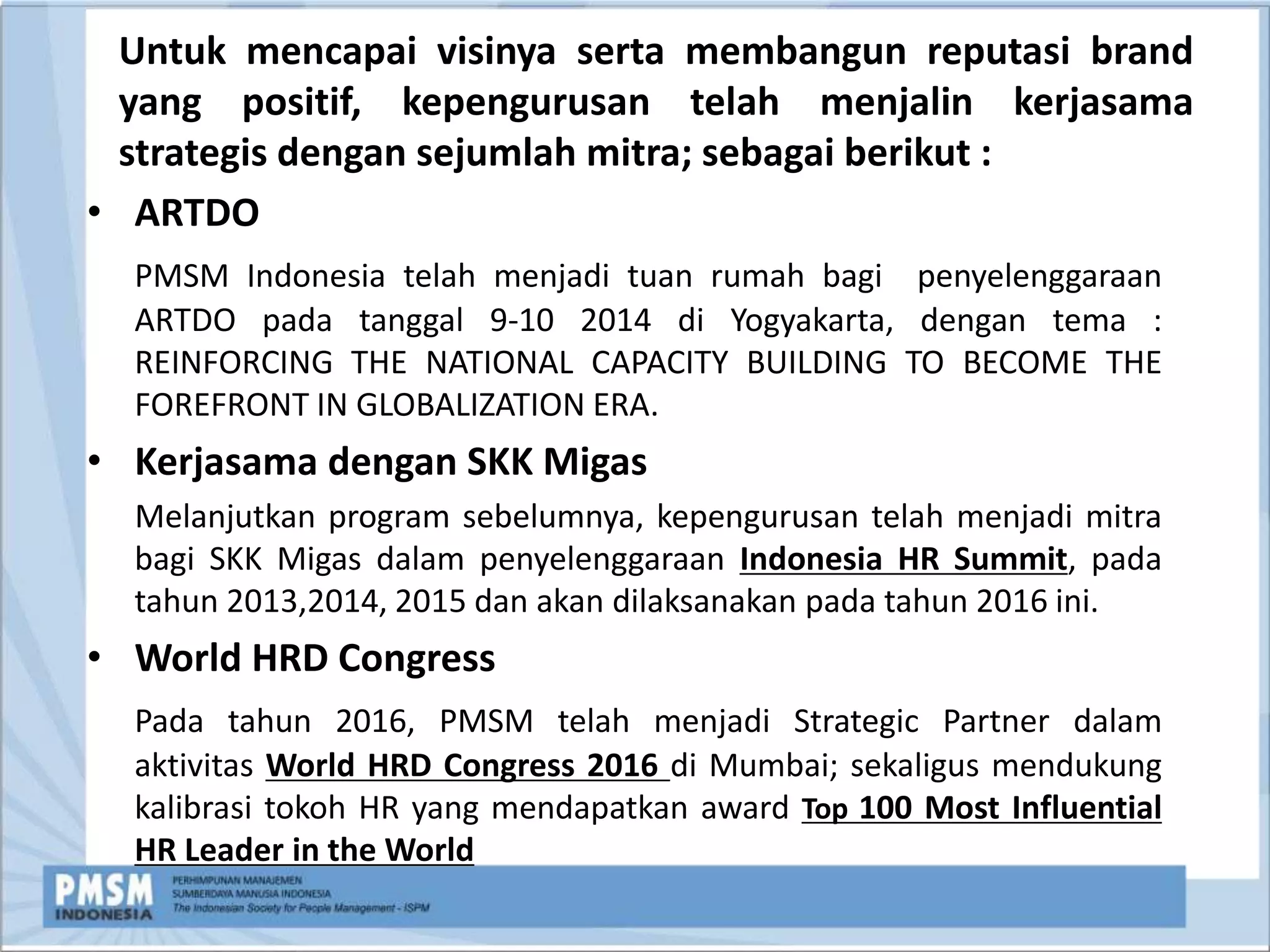 PMSM Laporan Pertanggungjawaban 2013 2016 revised | PPT