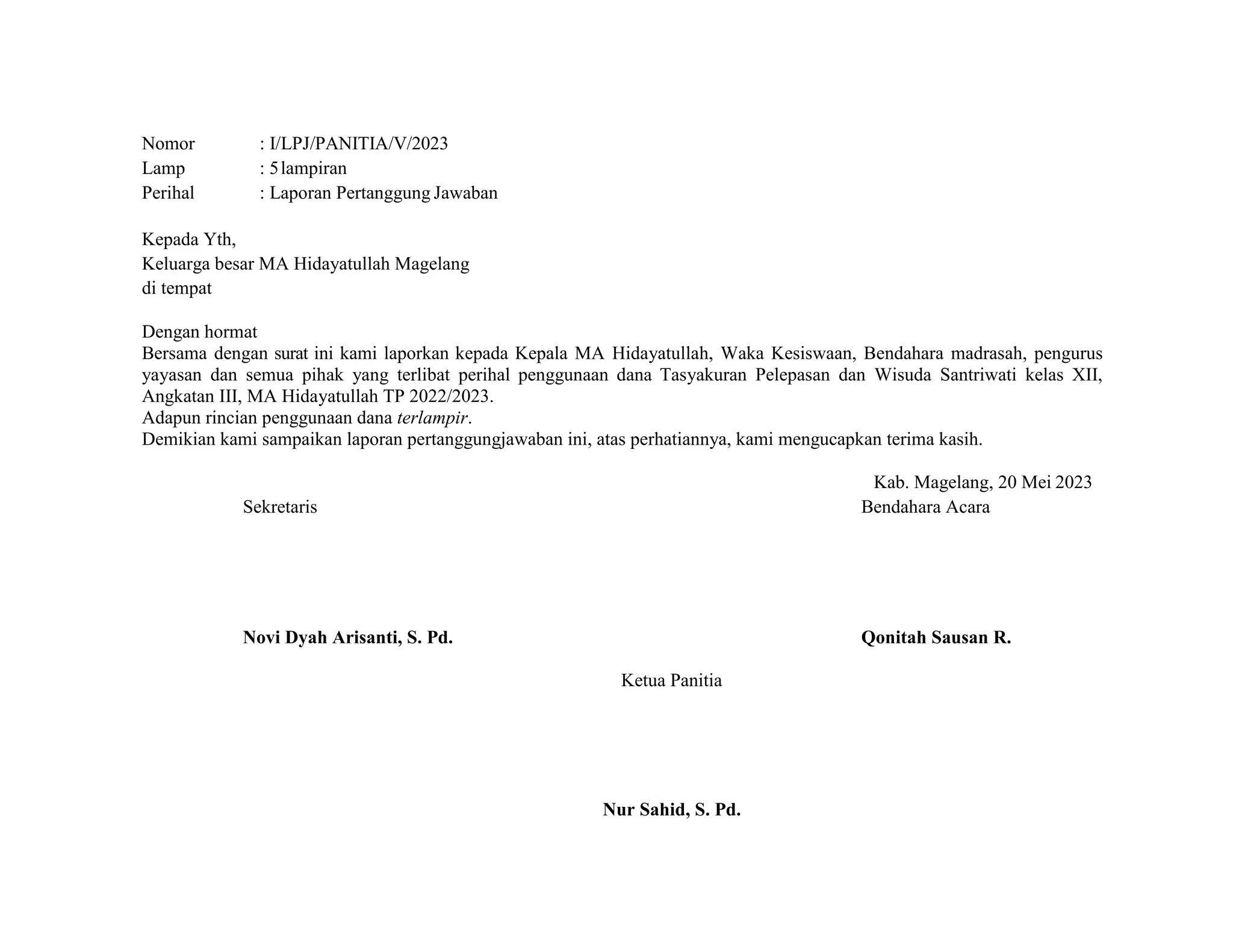LPJ WISUDA 2022-2023 MA Hidayatullah Magelang.pdf