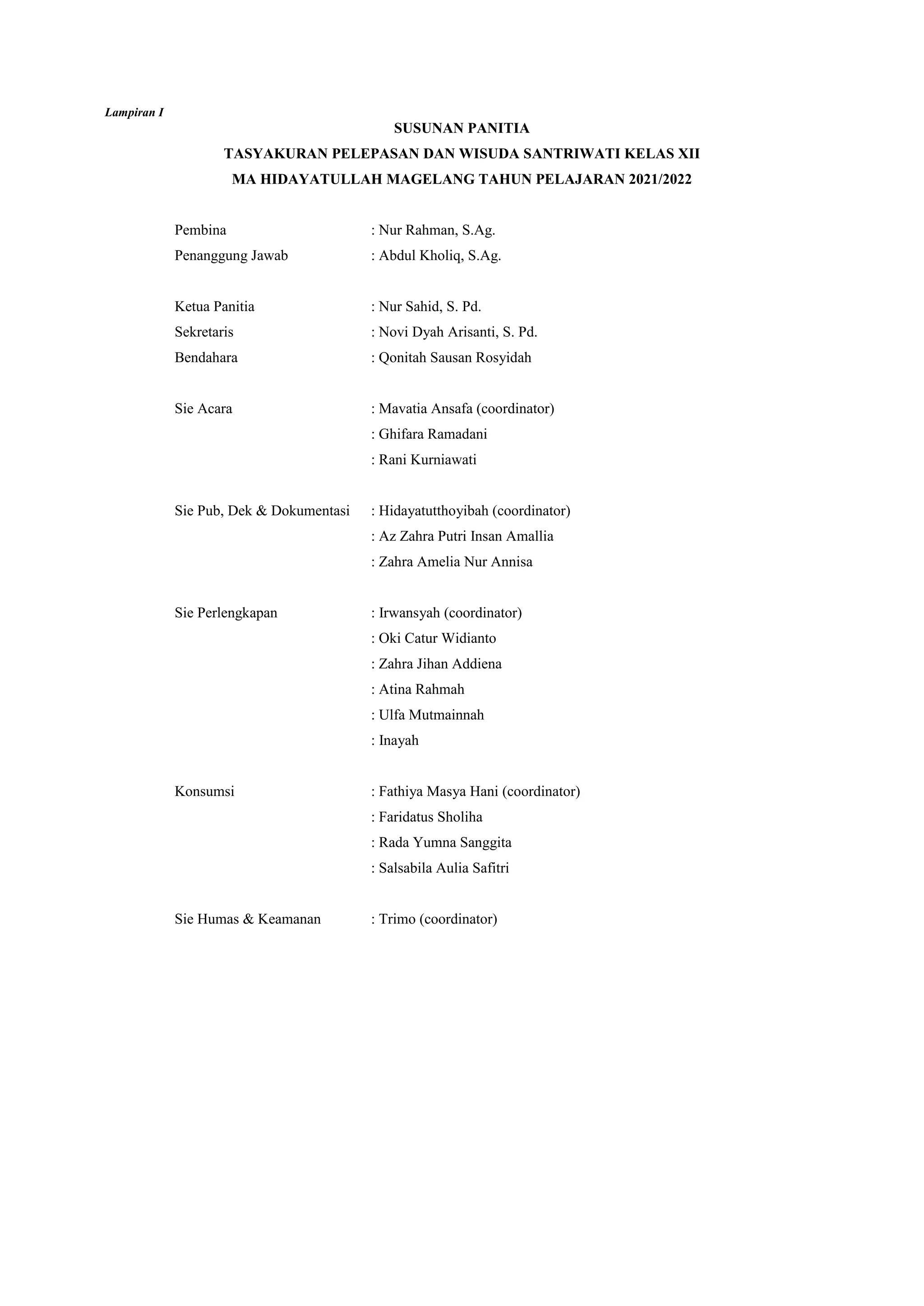 Laporan Pertanggungjawaban Acara Wisuda dan Pelepasan Santri.pdf