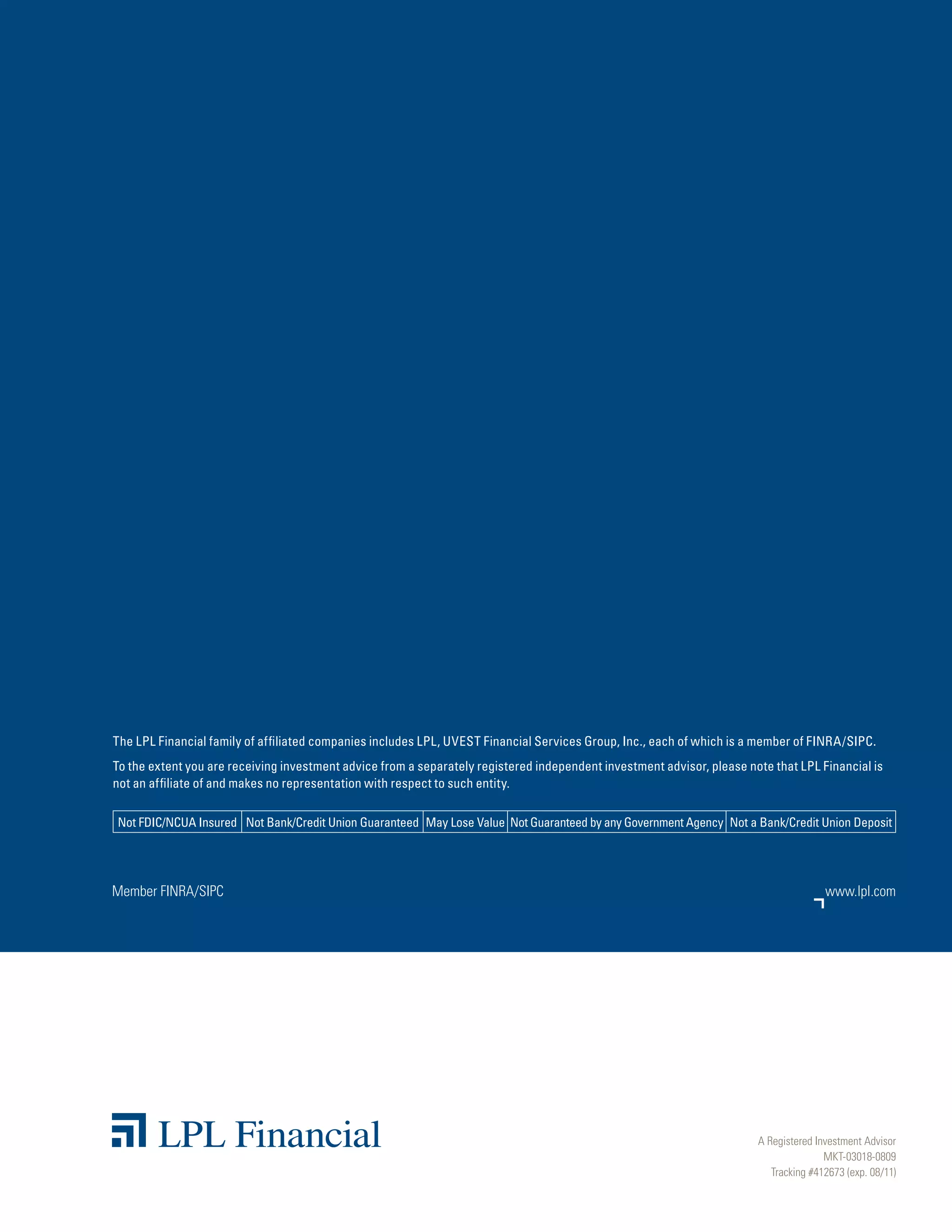 LPL Capabilities Brochure | PDF