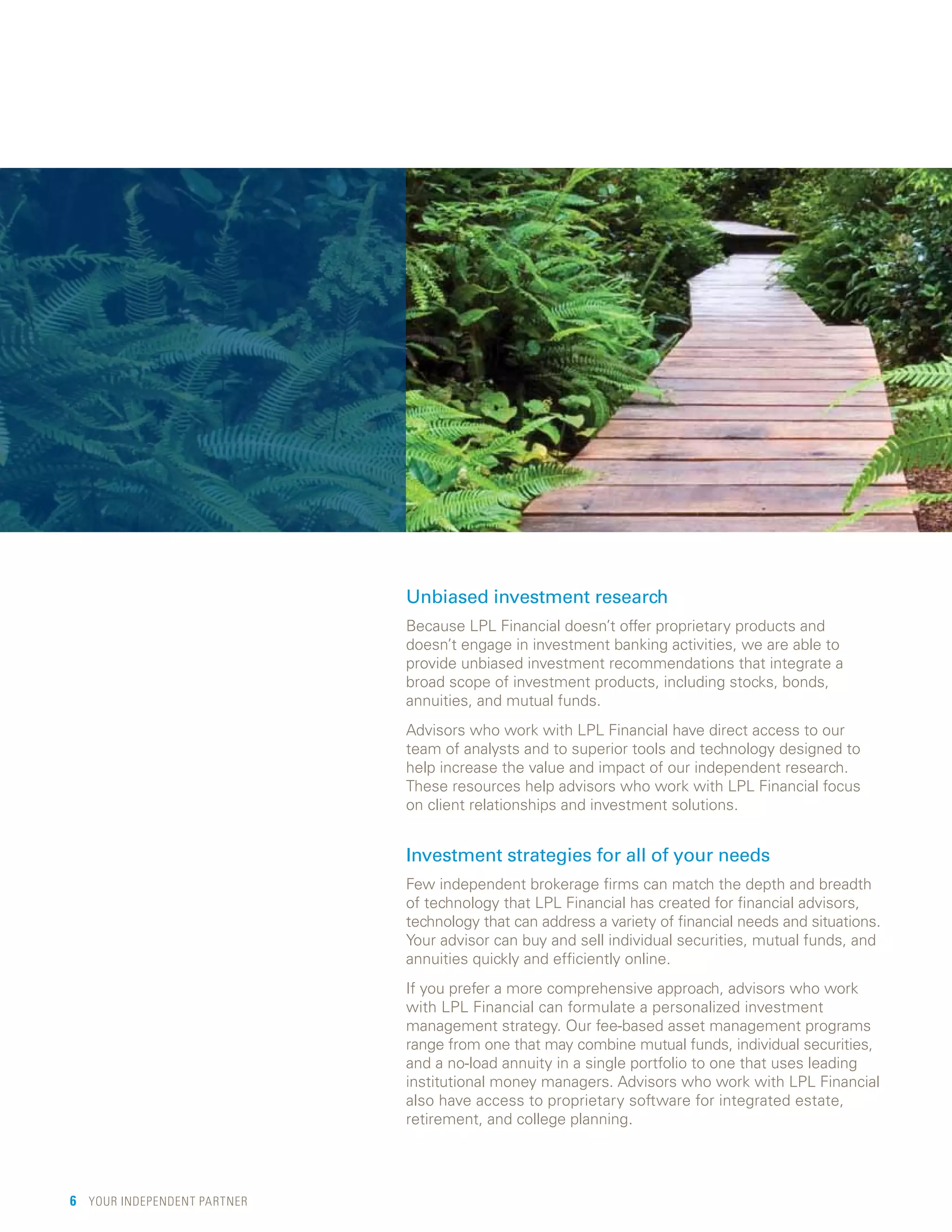 LPL Capabilities Brochure | PDF